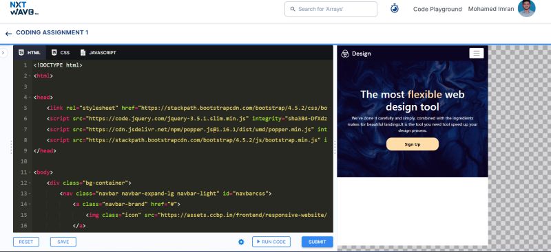 Mohamed Imran on LinkedIn: #30daysofcode #ccbp #html #css #bootstrap # ... Mohamed Imran on LinkedIn: #30daysofcode #ccbp #html #css #bootstrap # ...