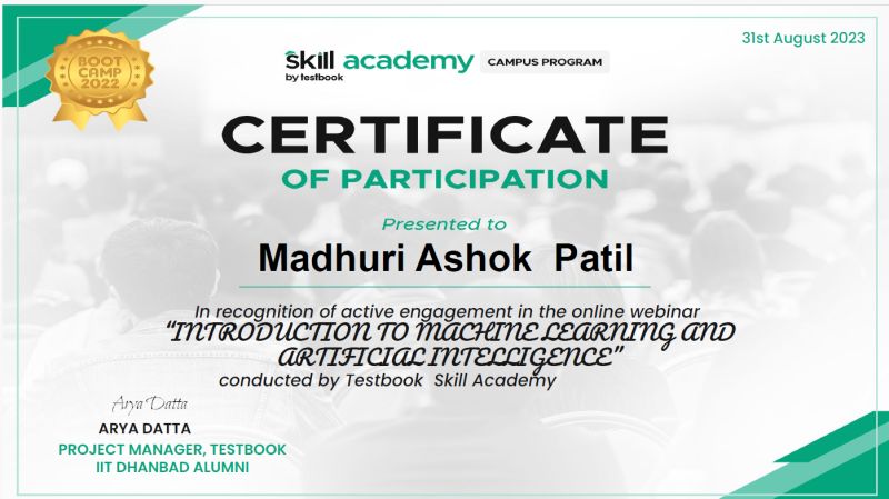 Madhuri Patil on LinkedIn: #machinelearning #skillacademy Madhuri Patil on LinkedIn: #machinelearning #skillacademy