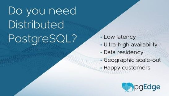 David Mitchell on LinkedIn: #pgedge #postgres #postgresql #database David Mitchell on LinkedIn: #pgedge #postgres #postgresql #database