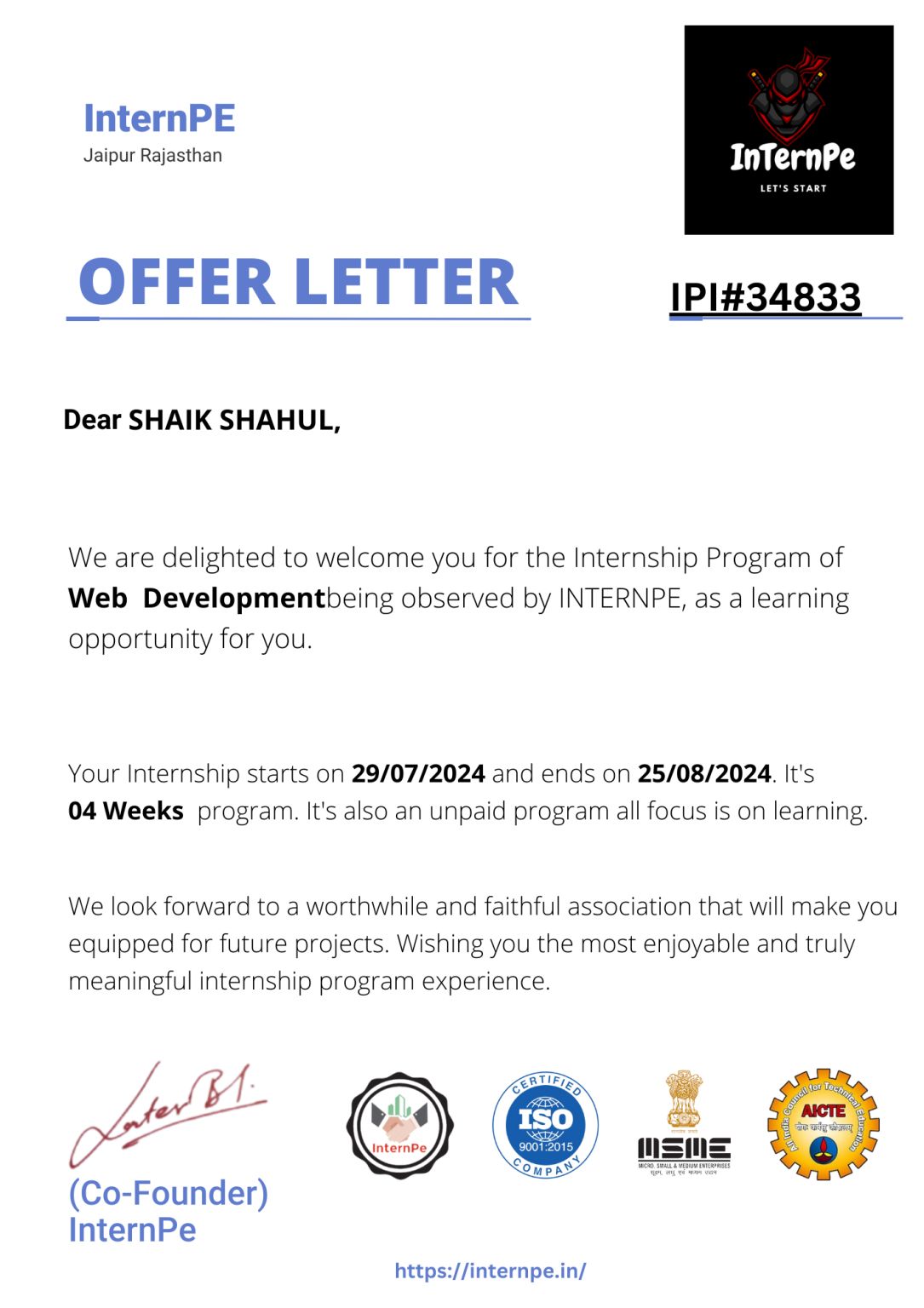 Shaik Shahul on LinkedIn: #webdevelopment #internship #learning # ... Shaik Shahul on LinkedIn: #webdevelopment #internship #learning # ...