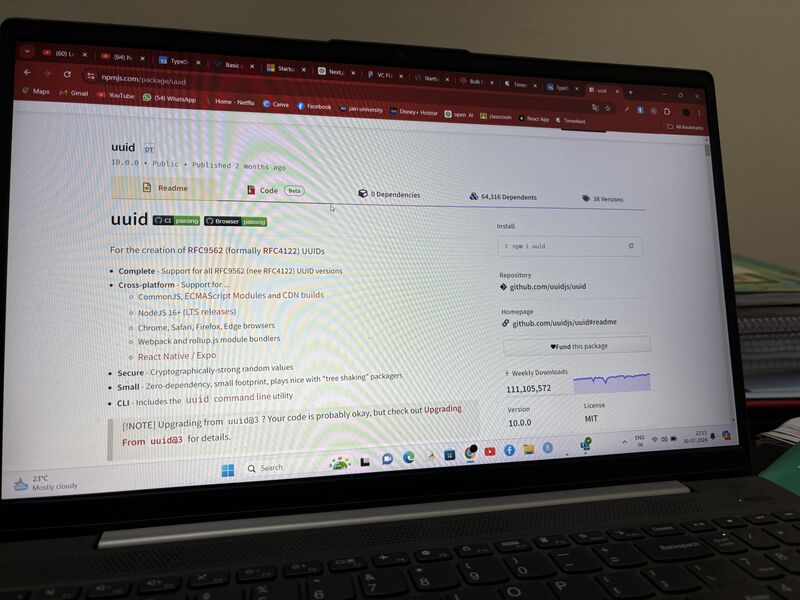 Tisha Saha on LinkedIn: #100daysofcode #uuid #javascript # ... Tisha Saha on LinkedIn: #100daysofcode #uuid #javascript # ...