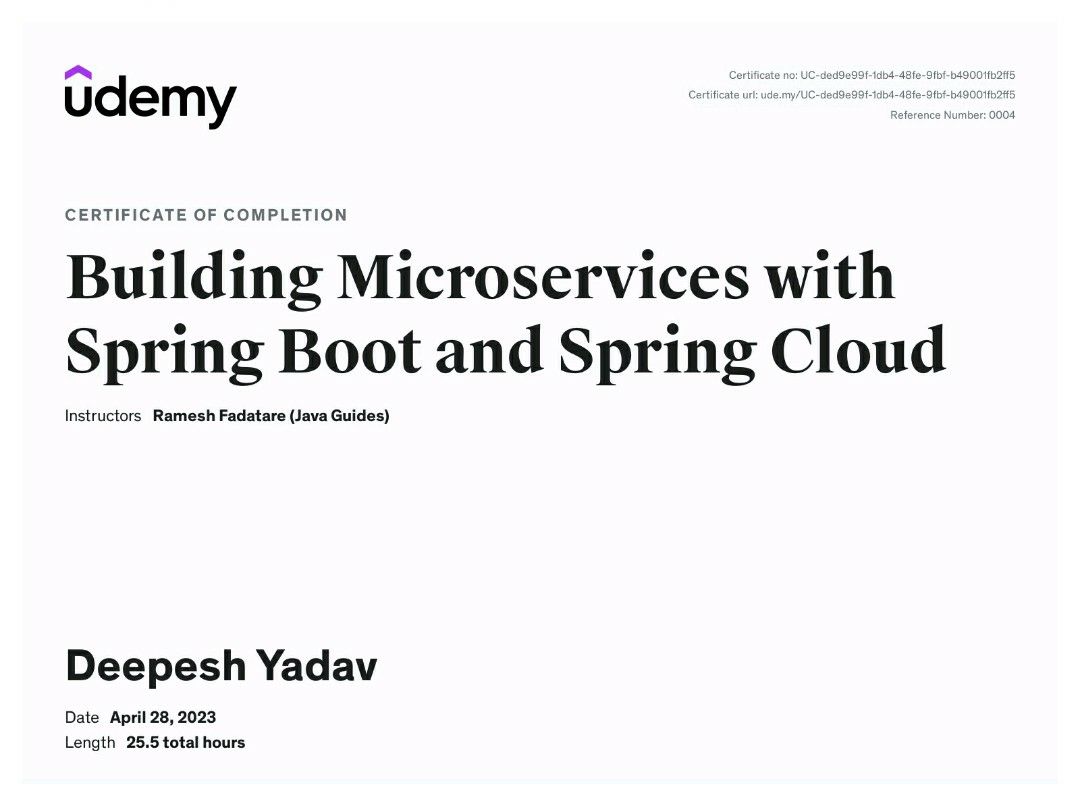 Deepesh Yadav on LinkedIn: #udemy Deepesh Yadav on LinkedIn: #udemy