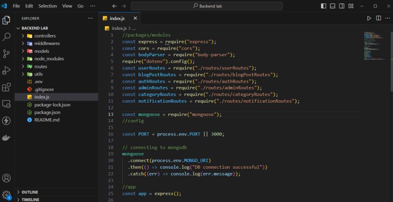 Ayan Upadhaya on LinkedIn: #expressjs #javascript #nodejs # ... Ayan Upadhaya on LinkedIn: #expressjs #javascript #nodejs # ...