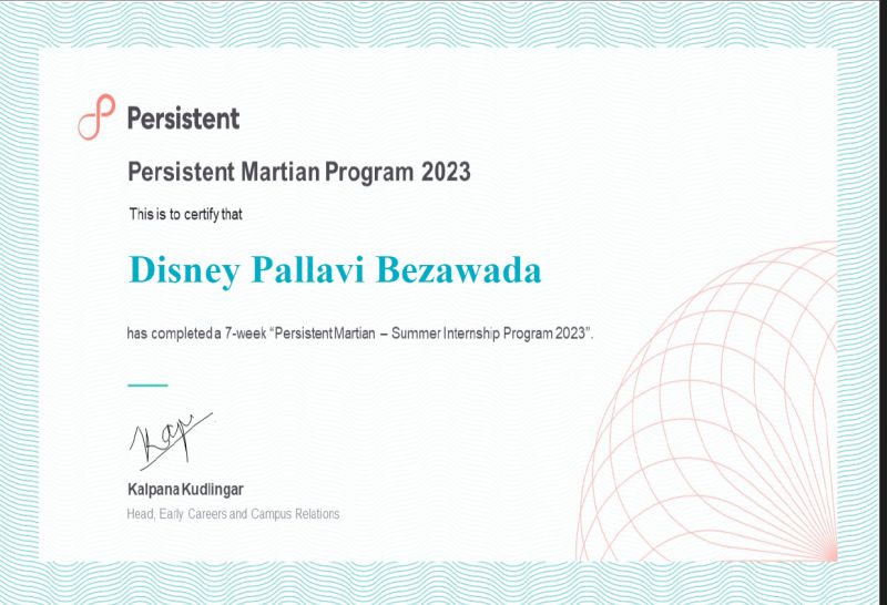 Disney Pallavi.B on LinkedIn: #persistentmartian #python #dsa #dbms # ... Disney Pallavi.B on LinkedIn: #persistentmartian #python #dsa #dbms # ...