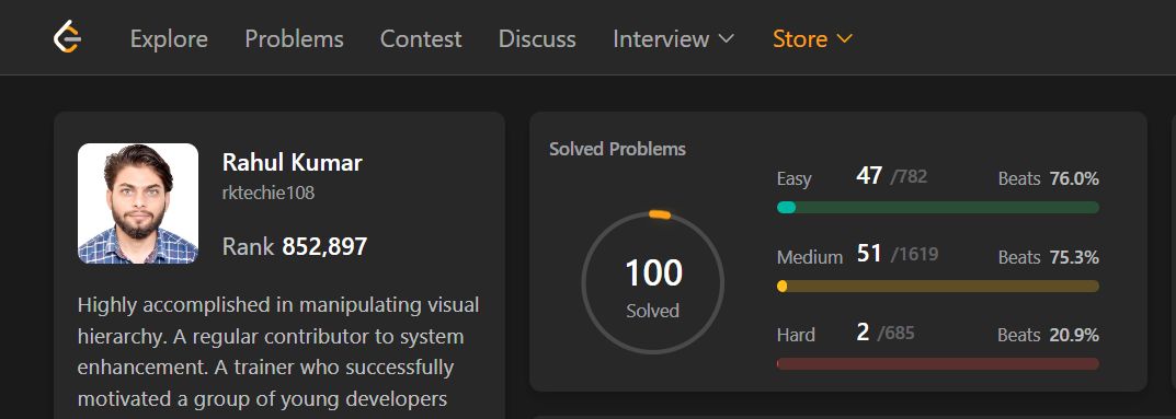 Rahul Kumar on LinkedIn: #leetcode #coding #problemsolving ... Rahul Kumar on LinkedIn: #leetcode #coding #problemsolving ...