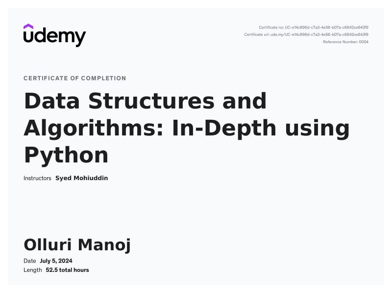 Olluri Manoj on LinkedIn: #datastructures #algorithms # ... Olluri Manoj on LinkedIn: #datastructures #algorithms # ...