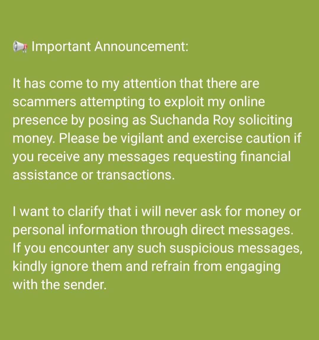Suchanda Roy on LinkedIn: SUCHANDA ROY🙏 Suchanda Roy on LinkedIn: SUCHANDA ROY🙏