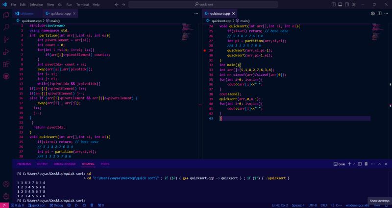 Suyash Agarwal on LinkedIn: #dsa #datastructures #algorithms #quicksort ... Suyash Agarwal on LinkedIn: #dsa #datastructures #algorithms #quicksort ...