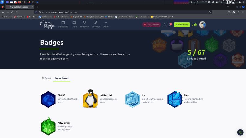MITHIN KRISHNAMOORTHY on LinkedIn: #tryhackme #cybersecurity #badges # ... MITHIN KRISHNAMOORTHY on LinkedIn: #tryhackme #cybersecurity #badges # ...
