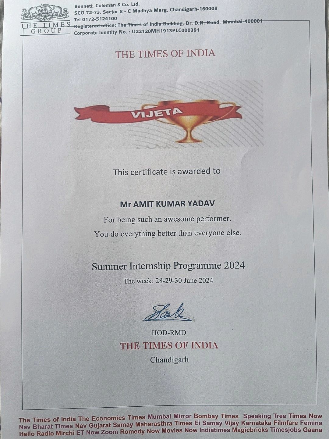 AMIT KUMAR YADAV on LinkedIn: #top AMIT KUMAR YADAV on LinkedIn: #top