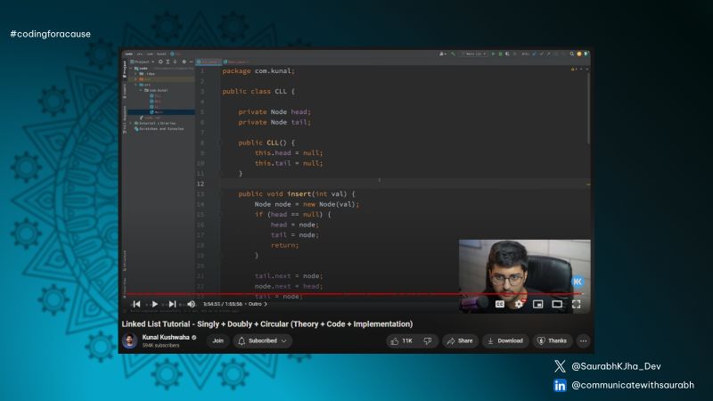 Saurabh Kumar Jha on LinkedIn: #linkedlist #array #leetcode #day30 ... Saurabh Kumar Jha on LinkedIn: #linkedlist #array #leetcode #day30 ...
