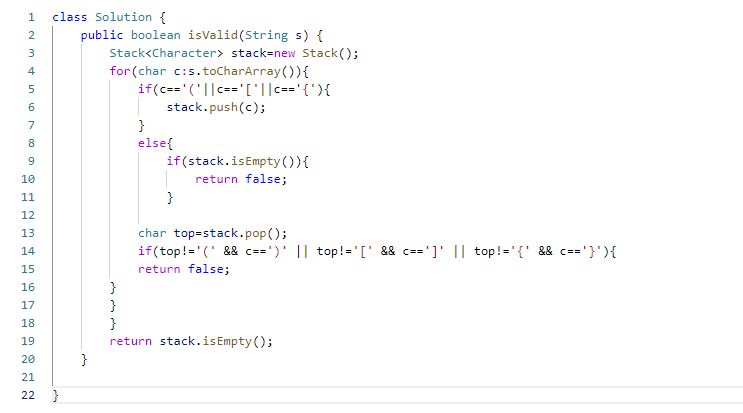 leedcode code:20: Verify string accuracy | Mano Pradeep M posted on the ... leedcode code:20: Verify string accuracy | Mano Pradeep M posted on the ...