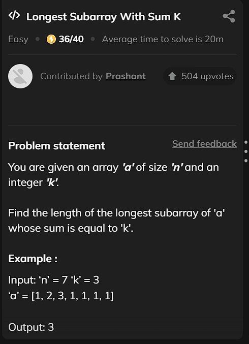 Ranit Parida on LinkedIn: Solved a Question on Coding Ninjas Q. LONGEST ... Ranit Parida on LinkedIn: Solved a Question on Coding Ninjas Q. LONGEST ...