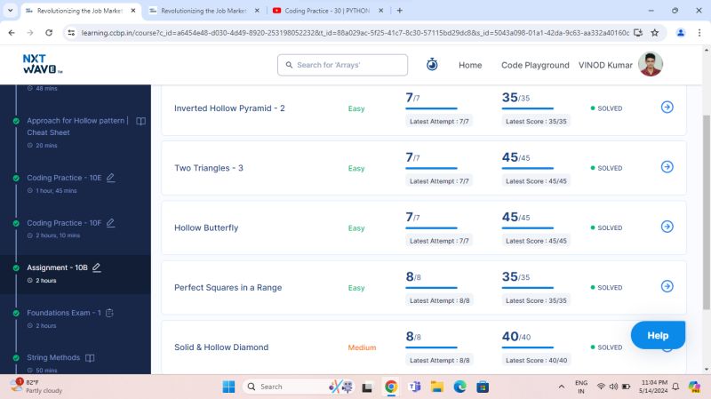 Vinodkumar Palukuri on LinkedIn: #ccbp #nxtwave #50daysofcodechallenge ... Vinodkumar Palukuri on LinkedIn: #ccbp #nxtwave #50daysofcodechallenge ...
