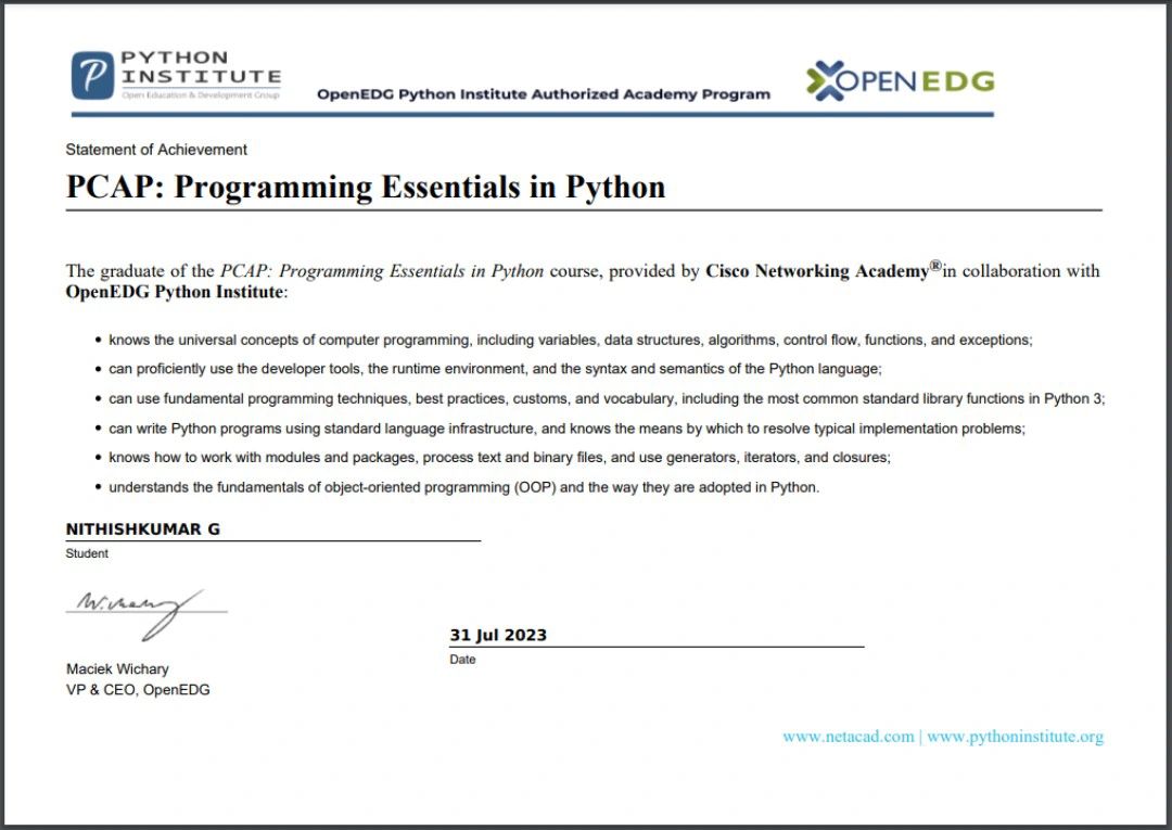Nithis Kumar on LinkedIn: #ab #cicso #python Nithis Kumar on LinkedIn: #ab #cicso #python