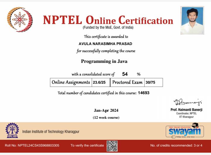 Narasimha Prasad Avula on LinkedIn: #java #programming # ... Narasimha Prasad Avula on LinkedIn: #java #programming # ...