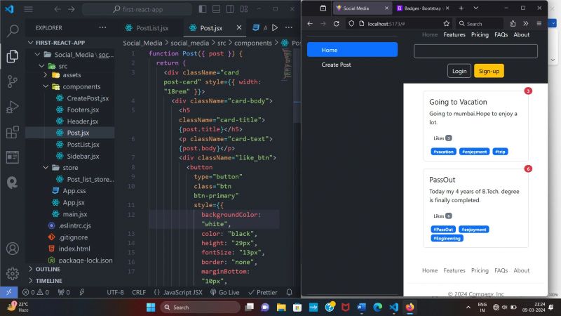 Rupam Bhadra on LinkedIn: Day 19 of 30 days React learning challenge ... Rupam Bhadra on LinkedIn: Day 19 of 30 days React learning challenge ...