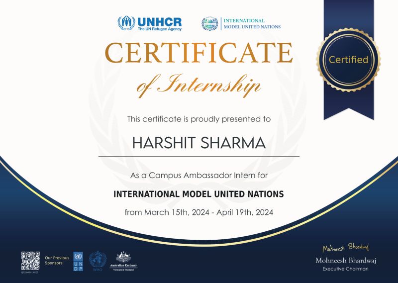 Harshit Sharma on LinkedIn: I am delighted to announce my successful ... Harshit Sharma on LinkedIn: I am delighted to announce my successful ...