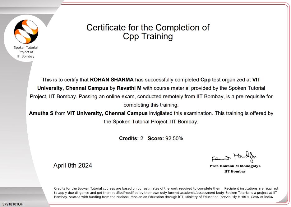 Rohan Sharma on LinkedIn: #cpp #c #python Rohan Sharma on LinkedIn: #cpp #c #python