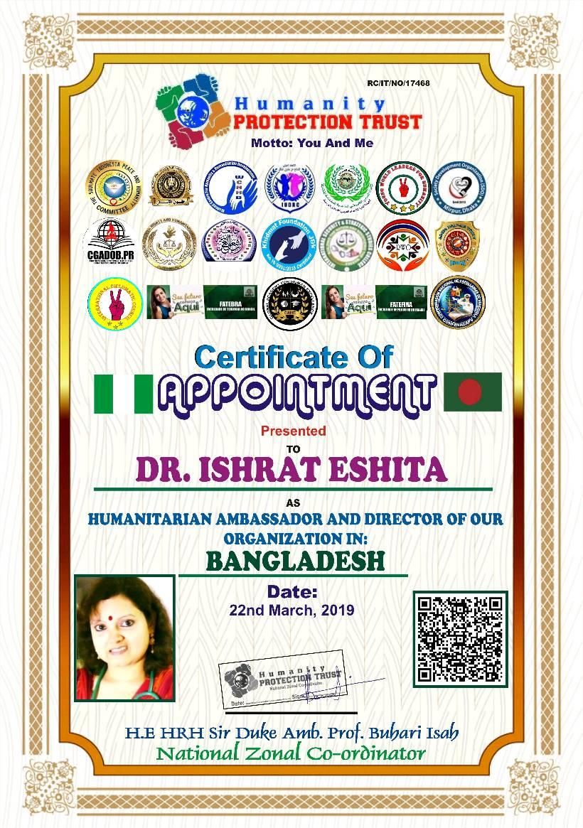 DR. ISHRAT RAFIQUE ESHITA on LinkedIn: Humanity in Science Award ... DR. ISHRAT RAFIQUE ESHITA on LinkedIn: Humanity in Science Award ...