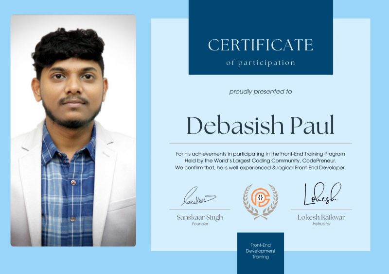 Debasish Paul on LinkedIn: #frontenddevelopment #webdevelopment #coding ... Debasish Paul on LinkedIn: #frontenddevelopment #webdevelopment #coding ...
