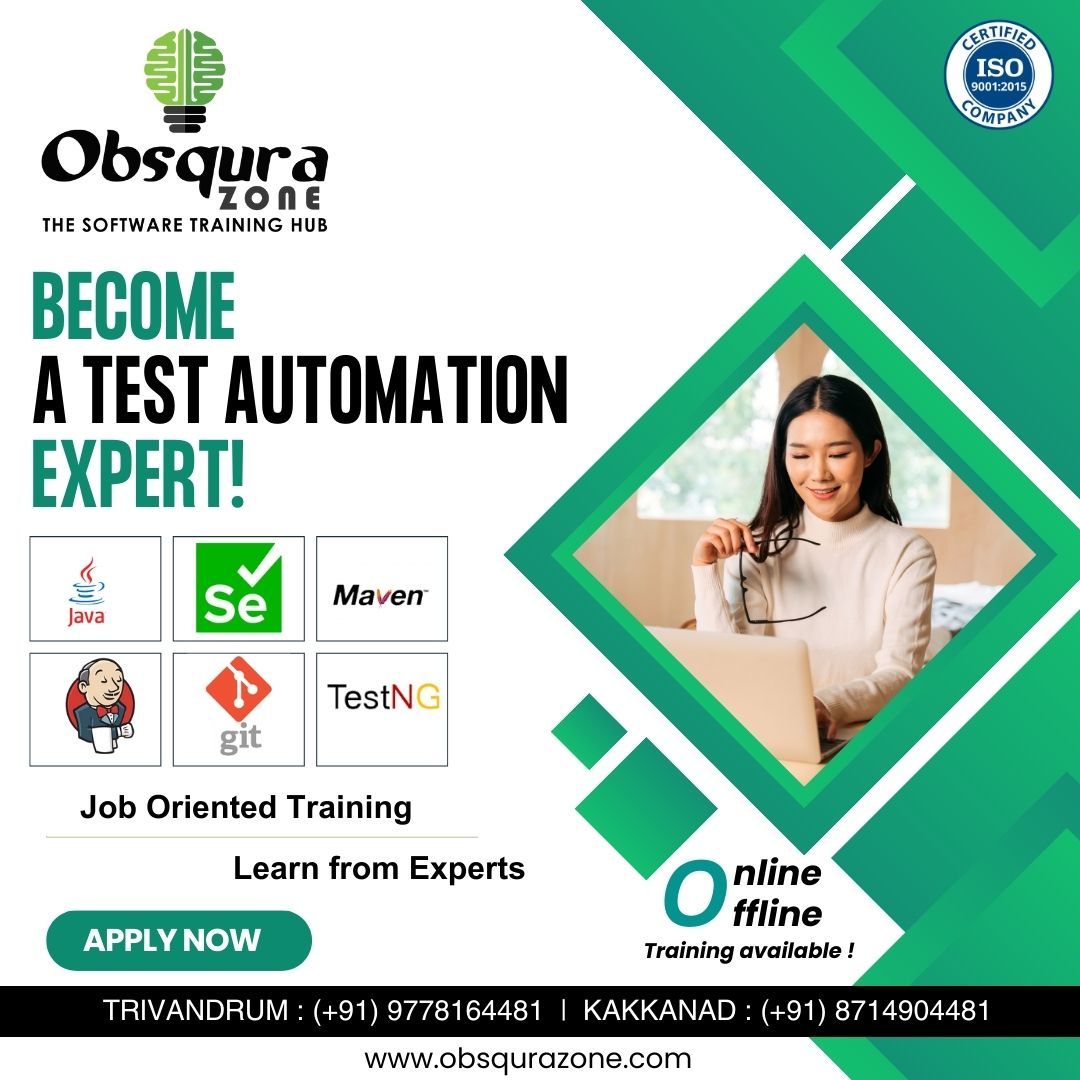 Obsqura Zone on LinkedIn: #automationtesting #seleniumtesting #java # ... Obsqura Zone on LinkedIn: #automationtesting #seleniumtesting #java # ...