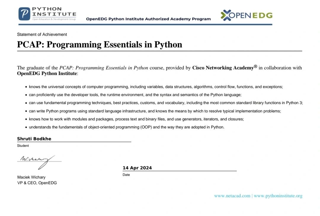 Shruti Arjun Bodkhe on LinkedIn: #python #programming # ... Shruti Arjun Bodkhe on LinkedIn: #python #programming # ...