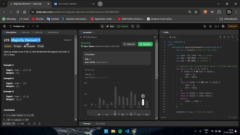 Apurv Nipane on LinkedIn: #100daysofcoding #100daysofcoding #leetcode # ... Apurv Nipane on LinkedIn: #100daysofcoding #100daysofcoding #leetcode # ...