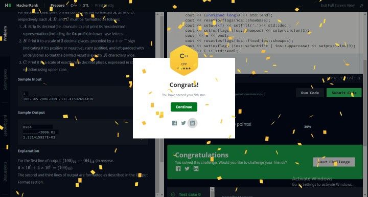 SRIRAM SAI LAGGISETTI on LinkedIn: #cplusplus #hackerrank #codingsuccess SRIRAM SAI LAGGISETTI on LinkedIn: #cplusplus #hackerrank #codingsuccess