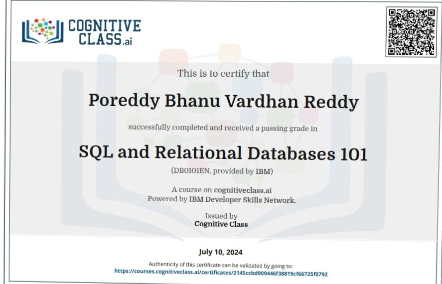 Bhanu Vardhan Reddy on LinkedIn: #sql #relationaldatabases # ... Bhanu Vardhan Reddy on LinkedIn: #sql #relationaldatabases # ...
