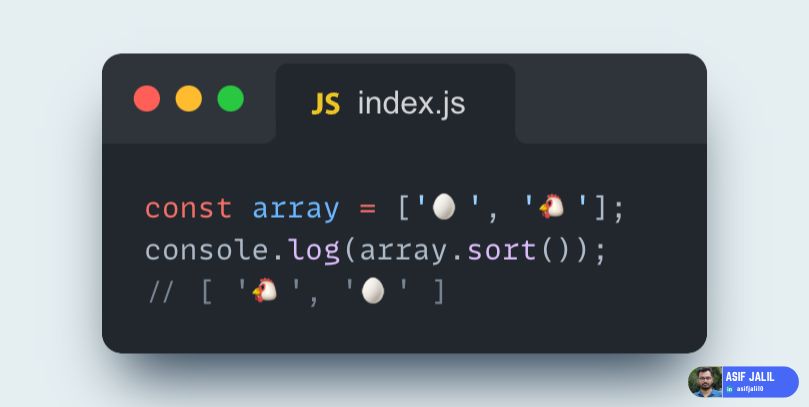 Asif Jalil on LinkedIn: #javascript #array #sorting #problemsolving # ... Asif Jalil on LinkedIn: #javascript #array #sorting #problemsolving # ...