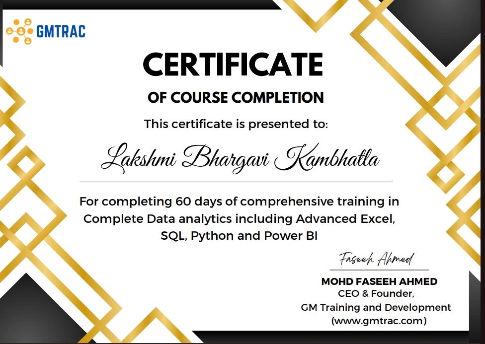Kambhatla Lakshmi Bhargavi on LinkedIn: #dataanalytics # ... Kambhatla Lakshmi Bhargavi on LinkedIn: #dataanalytics # ...