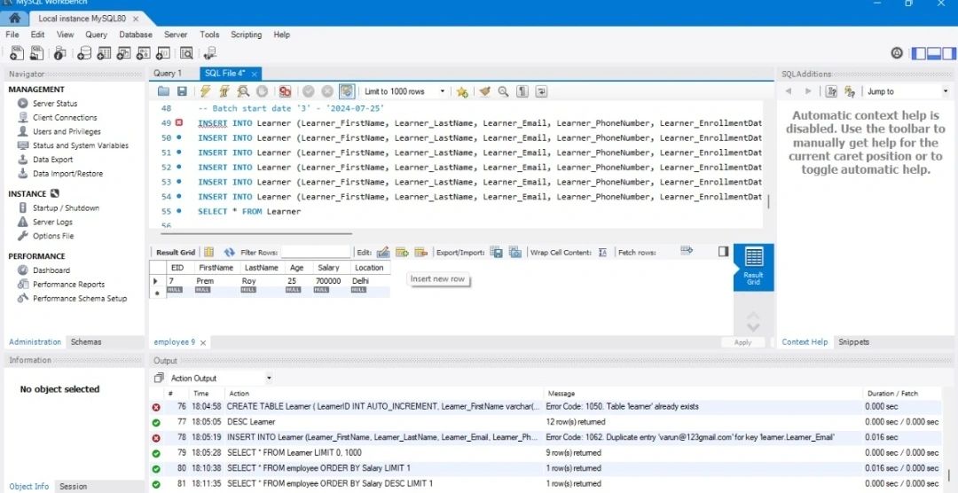 Vaishnavi Chandra on LinkedIn: #sql #database #relationaldatabase # ... Vaishnavi Chandra on LinkedIn: #sql #database #relationaldatabase # ...