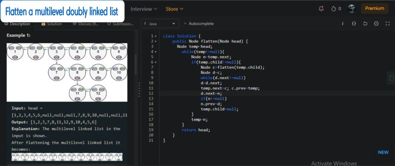 Ved Varshney on LinkedIn: Today, I solved Leetcode problem 430 》Flatten ... Ved Varshney on LinkedIn: Today, I solved Leetcode problem 430 》Flatten ...