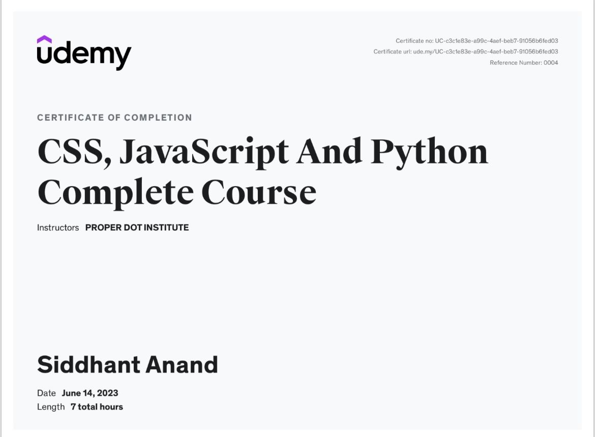 SIDDHANT ANAND on LinkedIn: #codingjourney #webdevelopment # ... SIDDHANT ANAND on LinkedIn: #codingjourney #webdevelopment # ...