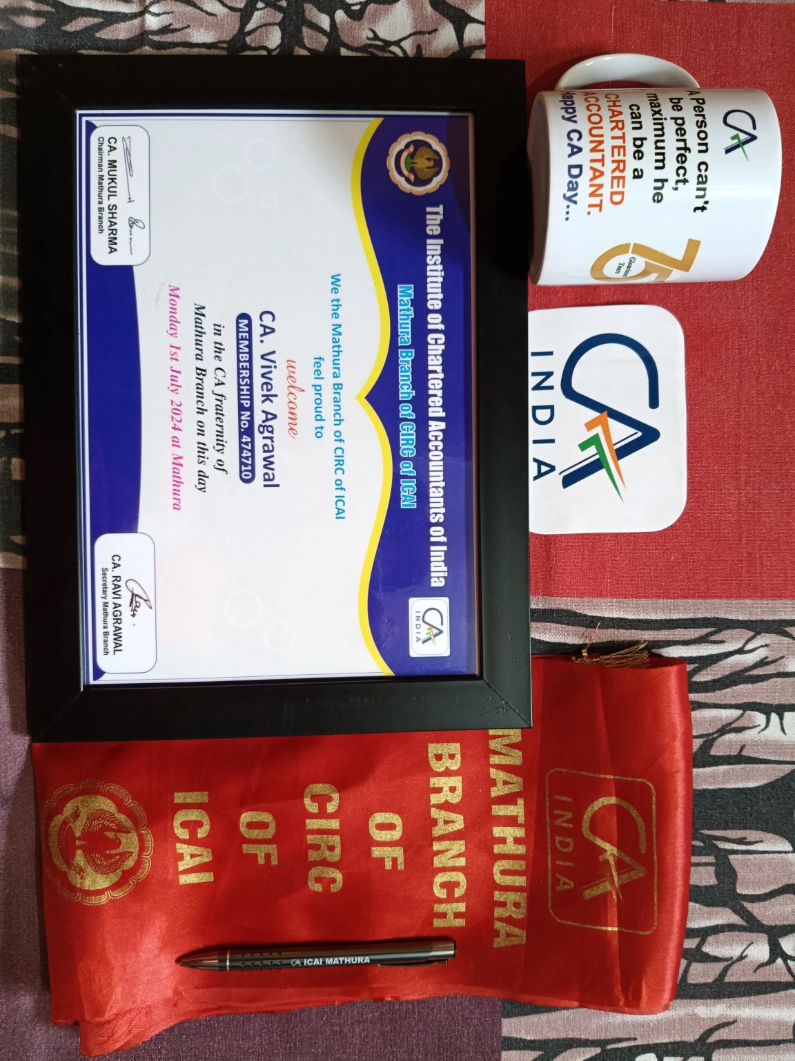 CA Vivek Agrawal on LinkedIn: 🎉Felicitation ceremony at mathura branch ... CA Vivek Agrawal on LinkedIn: 🎉Felicitation ceremony at mathura branch ...