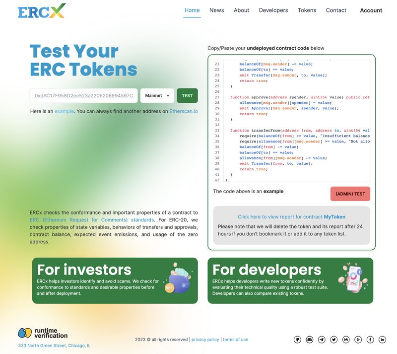 Runtime Verification Inc on LinkedIn: ERCx | Runtime Verification Runtime Verification Inc on LinkedIn: ERCx | Runtime Verification