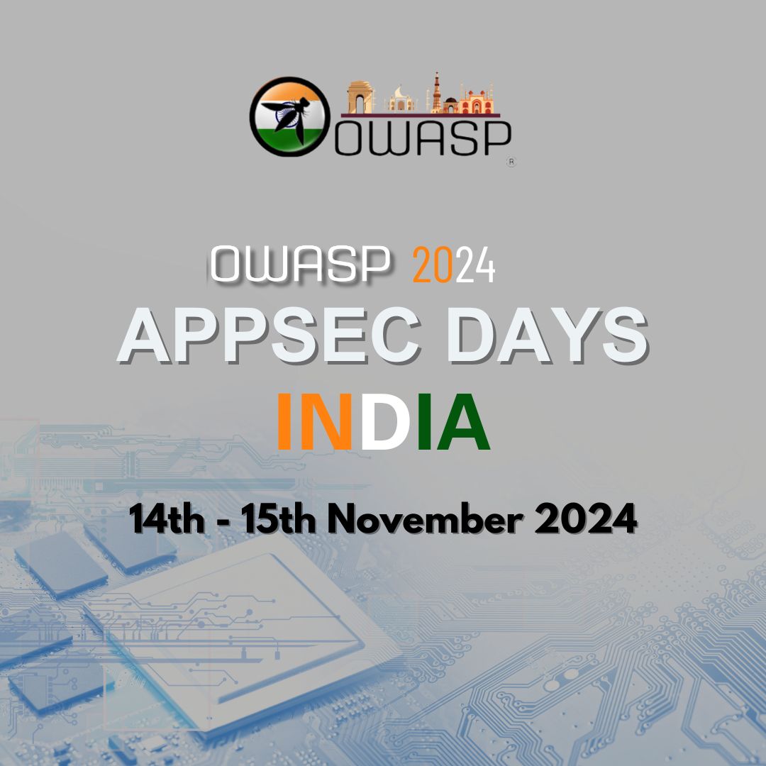OWASP AppSec Days India on LinkedIn: OWASP AppSec Days India 2024 Dates ... OWASP AppSec Days India on LinkedIn: OWASP AppSec Days India 2024 Dates ...