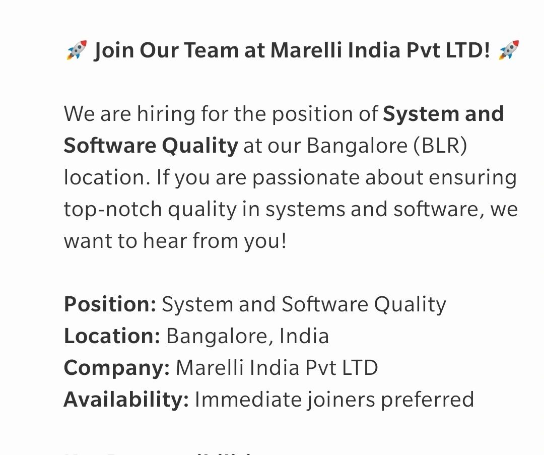 Sandeep Maddheshiya on LinkedIn: #jobopening #hiringnow # ... Sandeep Maddheshiya on LinkedIn: #jobopening #hiringnow # ...