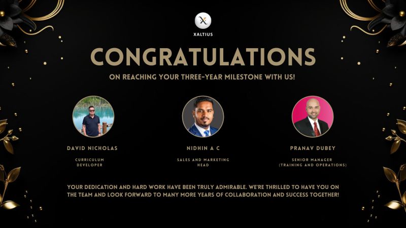 Xaltius on LinkedIn: #milestone #threeyear #completion #xaltius Xaltius on LinkedIn: #milestone #threeyear #completion #xaltius