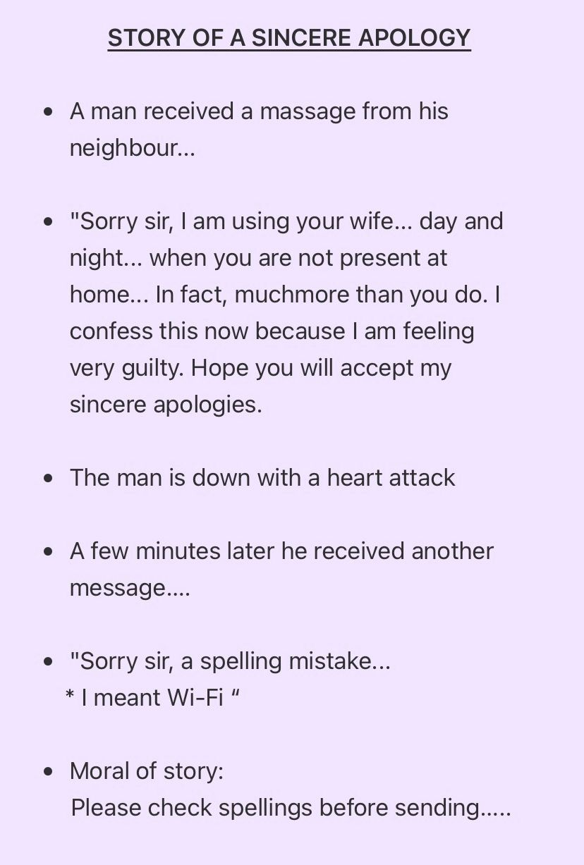 Suresh Ponnada on LinkedIn: Please check spellings before sending.... Suresh Ponnada on LinkedIn: Please check spellings before sending....