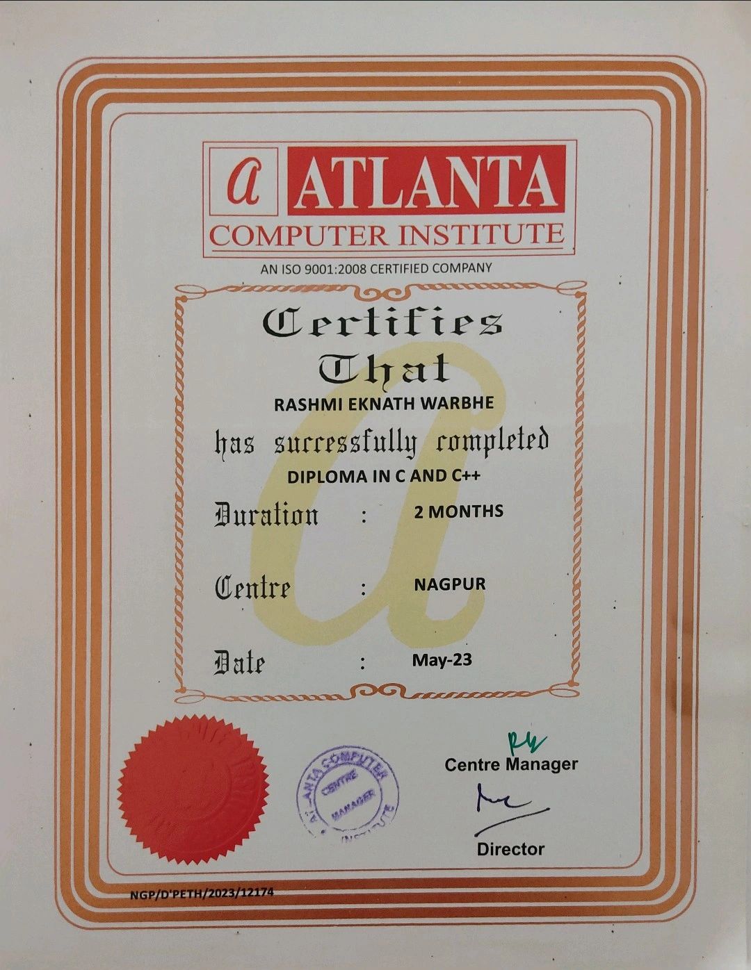 Rashmi Warbhe on LinkedIn: #cplusplus #programming #achievementunlocked Rashmi Warbhe on LinkedIn: #cplusplus #programming #achievementunlocked