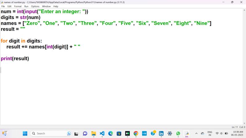 Yaswanth Puppala on LinkedIn: #python #code Yaswanth Puppala on LinkedIn: #python #code