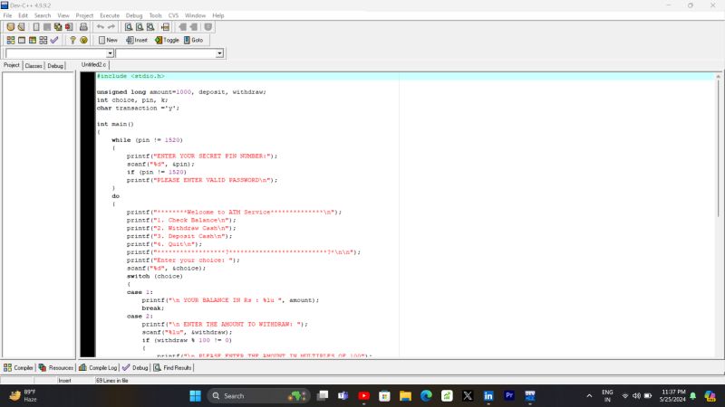Aryan Kumar on LinkedIn: ATM Machine using C language#ATMmachine# ... Aryan Kumar on LinkedIn: ATM Machine using C language#ATMmachine# ...
