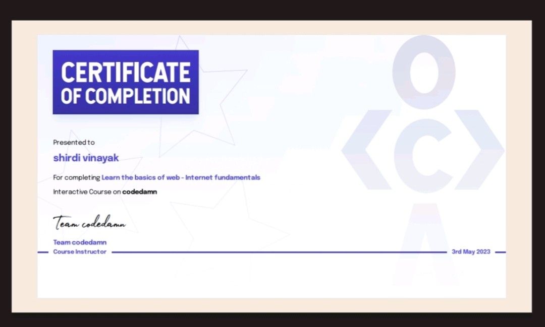 shirdi vinayak on LinkedIn: #codedamn #fundamentals shirdi vinayak on LinkedIn: #codedamn #fundamentals