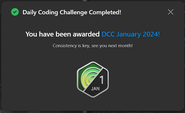 Completed daily coding challenges on LeetCode | Aman Rawat posted on ... Completed daily coding challenges on LeetCode | Aman Rawat posted on ...