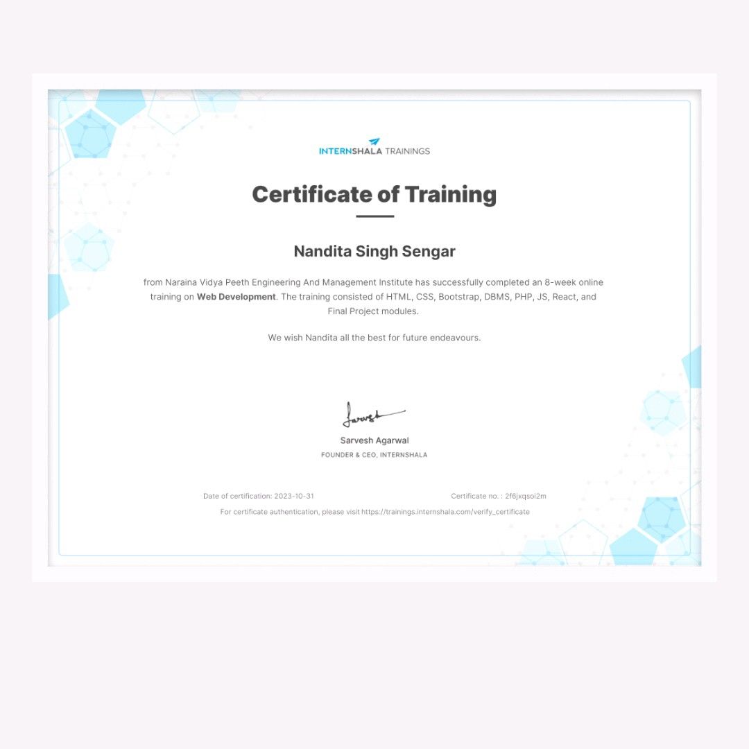 Nandita Singh Sengar posted on LinkedIn Nandita Singh Sengar posted on LinkedIn