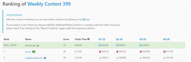 Anmol Jaiswal on LinkedIn: #leetcode #coding #problemsolving # ... Anmol Jaiswal on LinkedIn: #leetcode #coding #problemsolving # ...