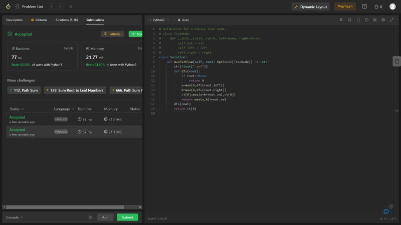 Day 109 of my LeetCode journey: solved binary tree problem | Lalit Negi ... Day 109 of my LeetCode journey: solved binary tree problem | Lalit Negi ...