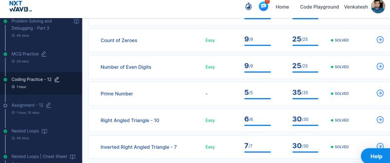 Venkatesh Narava on LinkedIn: #ccbp #nxtwave #30daysofcodechallenge ... Venkatesh Narava on LinkedIn: #ccbp #nxtwave #30daysofcodechallenge ...